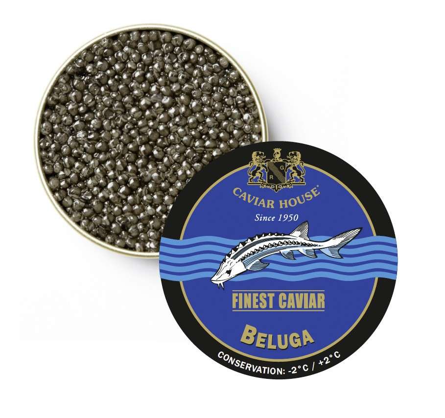 Caviar House Finest Caviar Beluga Vacuum Tin | Finest Caviar Selection ...